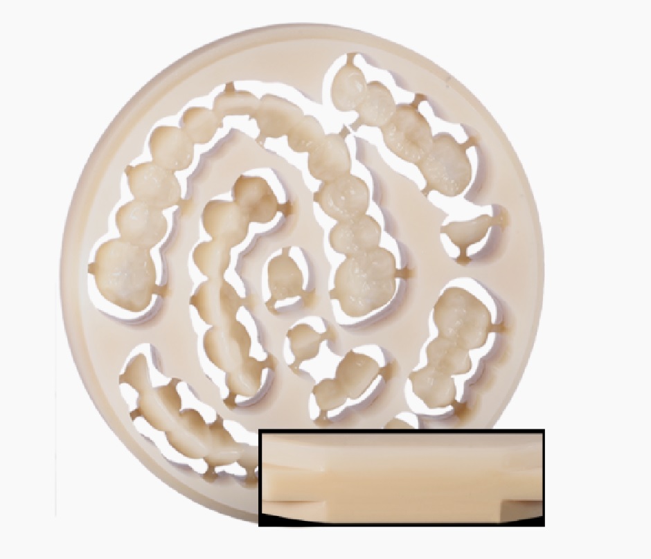 breCAM multiCOM (PMMA s keram. plnivy) 98x16mm | Krbec Dent s.r.o.